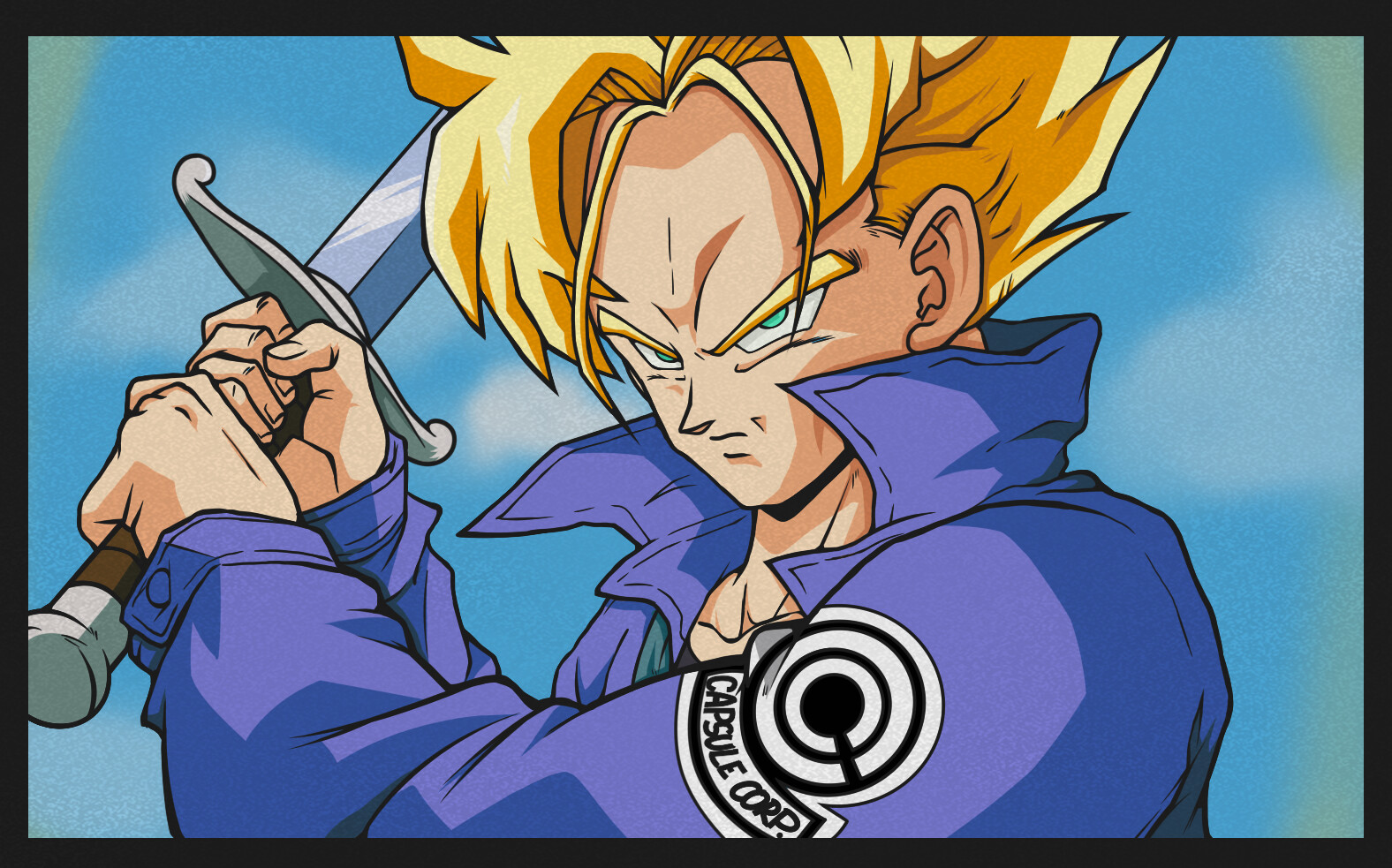 ArtStation - SSJ Trunks based off Yamamuro´s genga