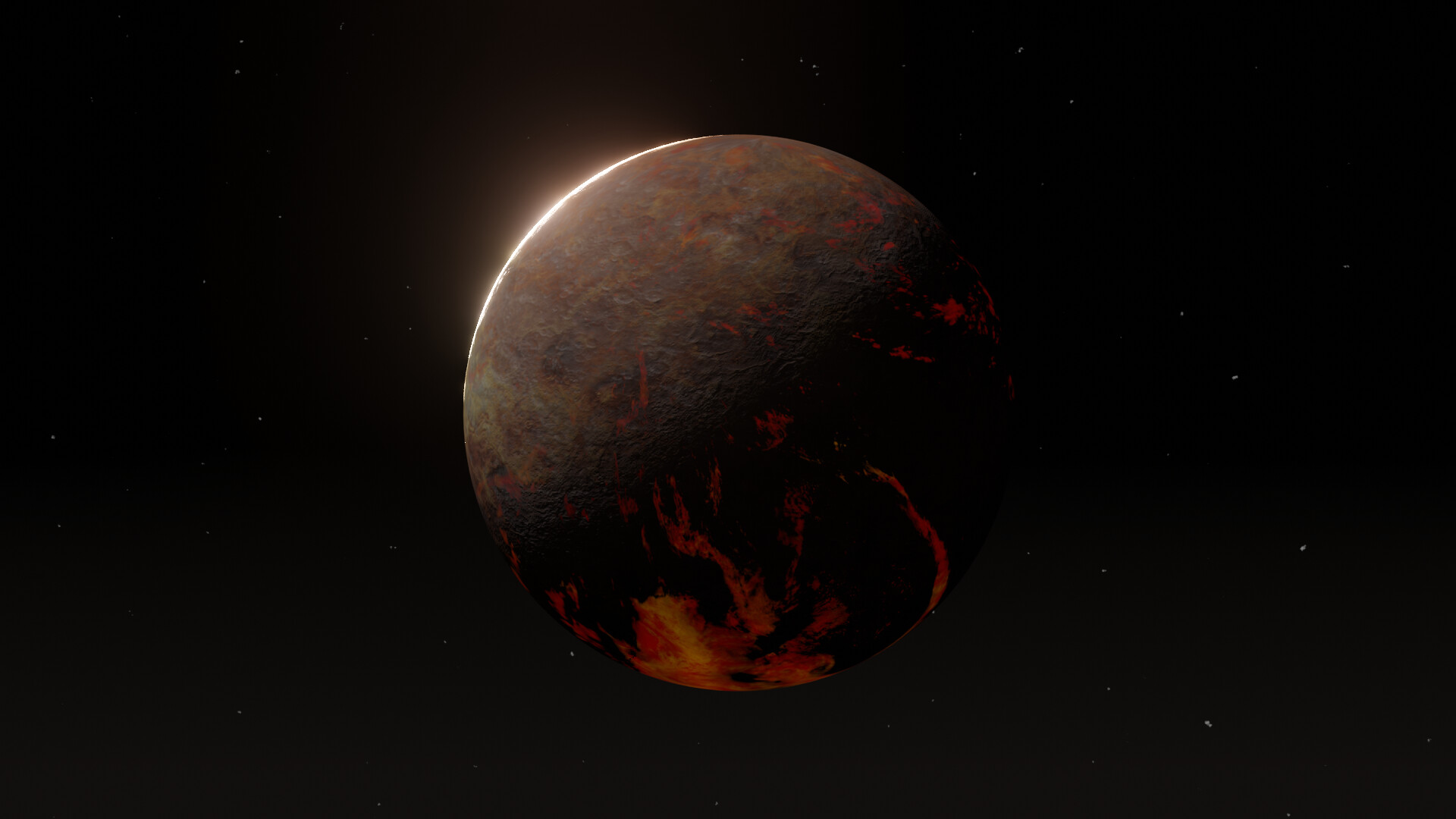 ArtStation - Molten Planet