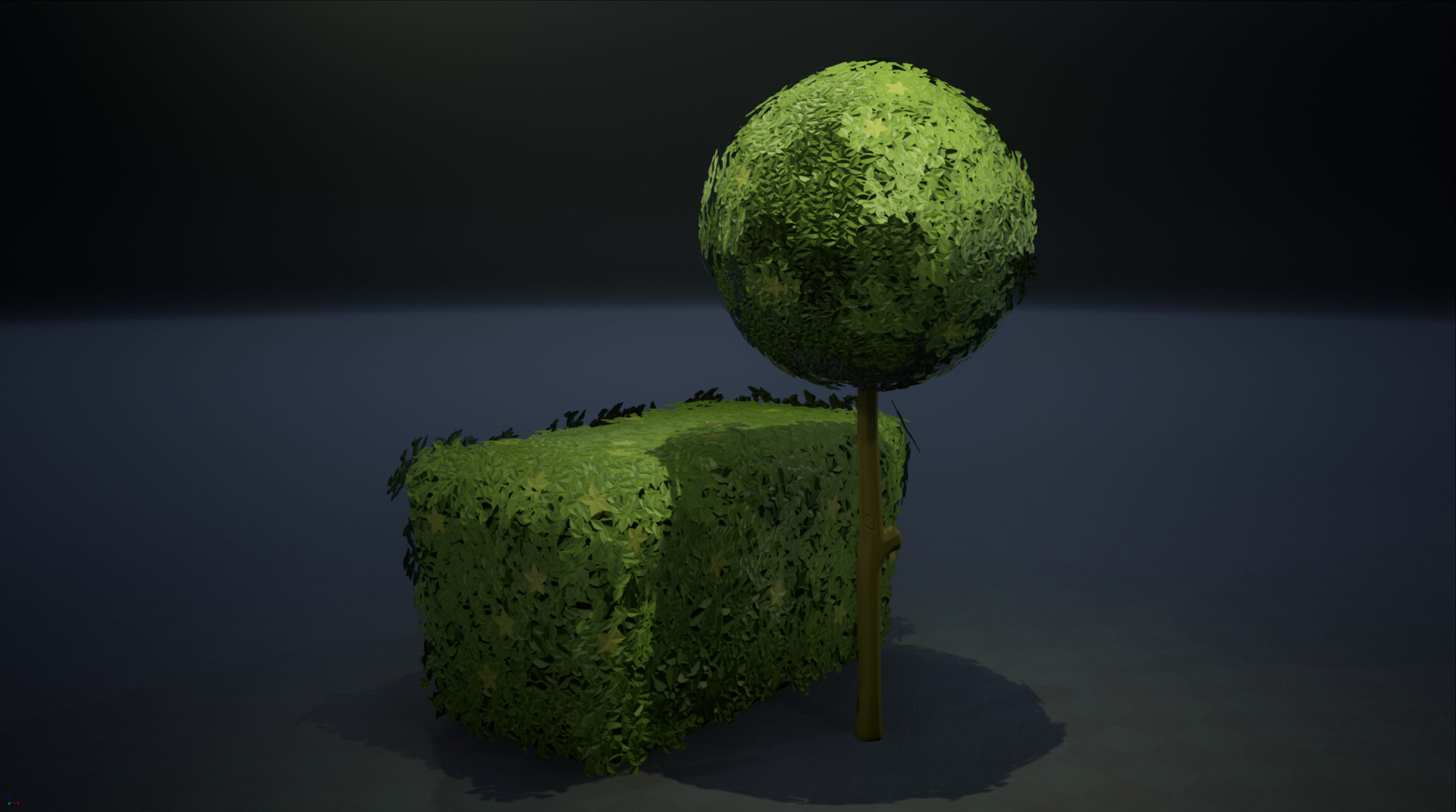 ArtStation - Stylised Shrubs Game Asset