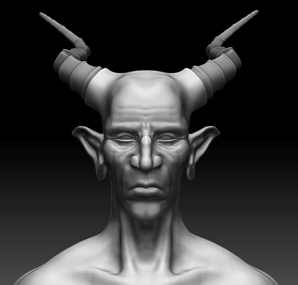 ArtStation - Horned man