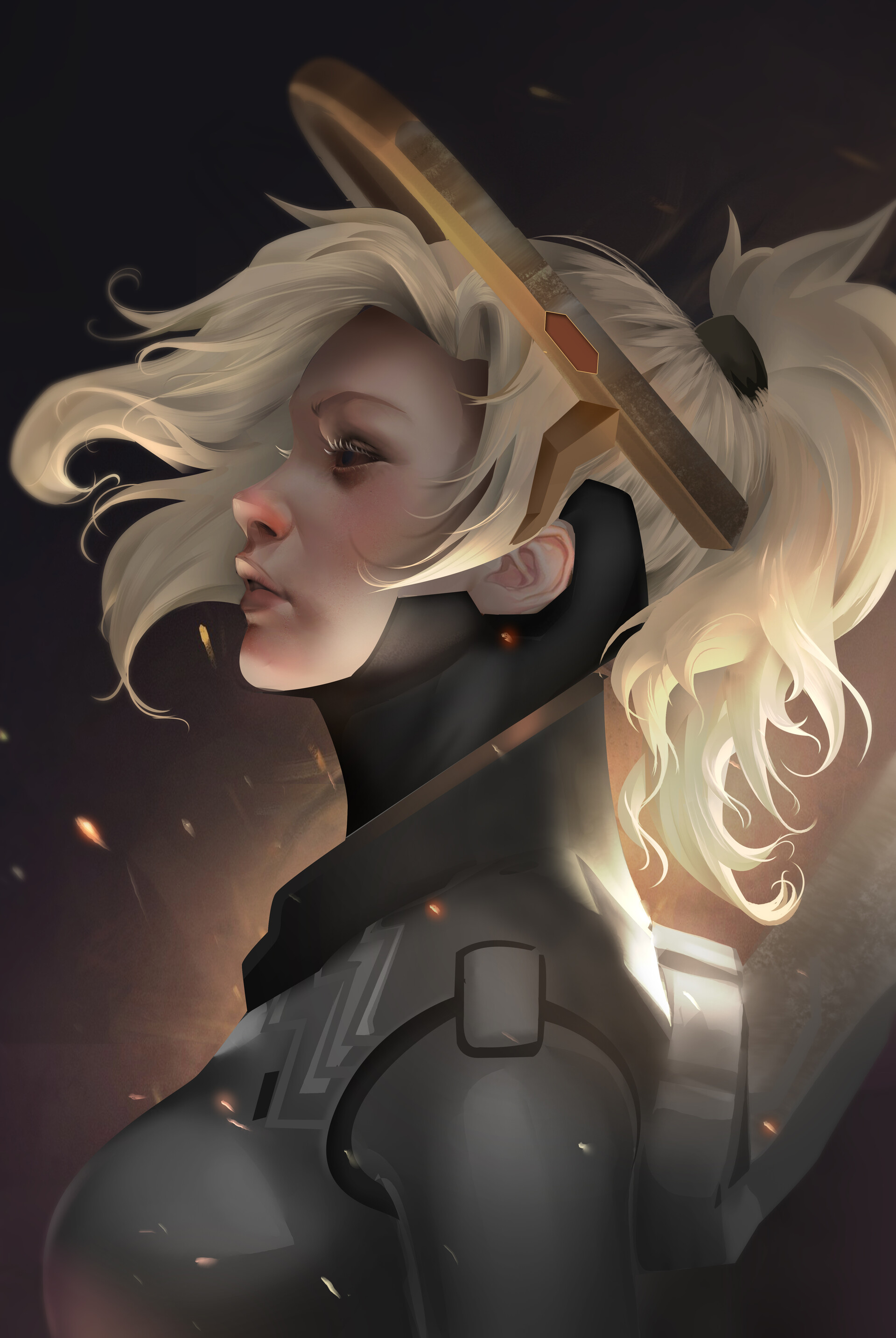 ArtStation - Mercy_fanart Overwatch