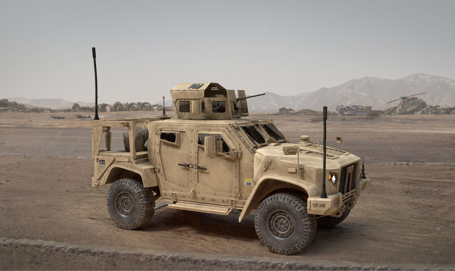 ArtStation - Humvee Army Truck_ Texture and Lookdev