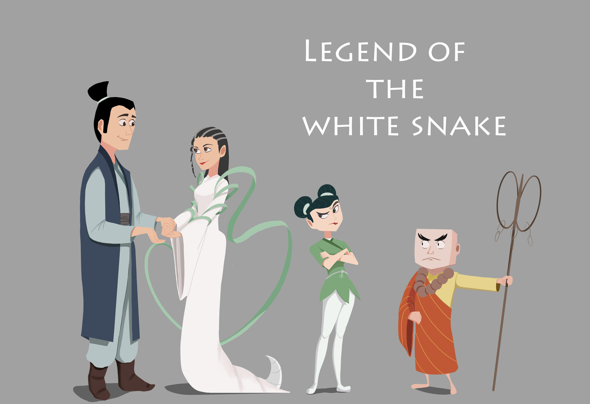 ArtStation - The White Snake