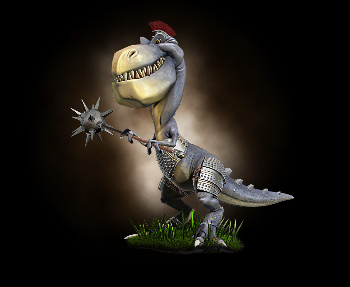 ArtStation - T-Rex Soldier
