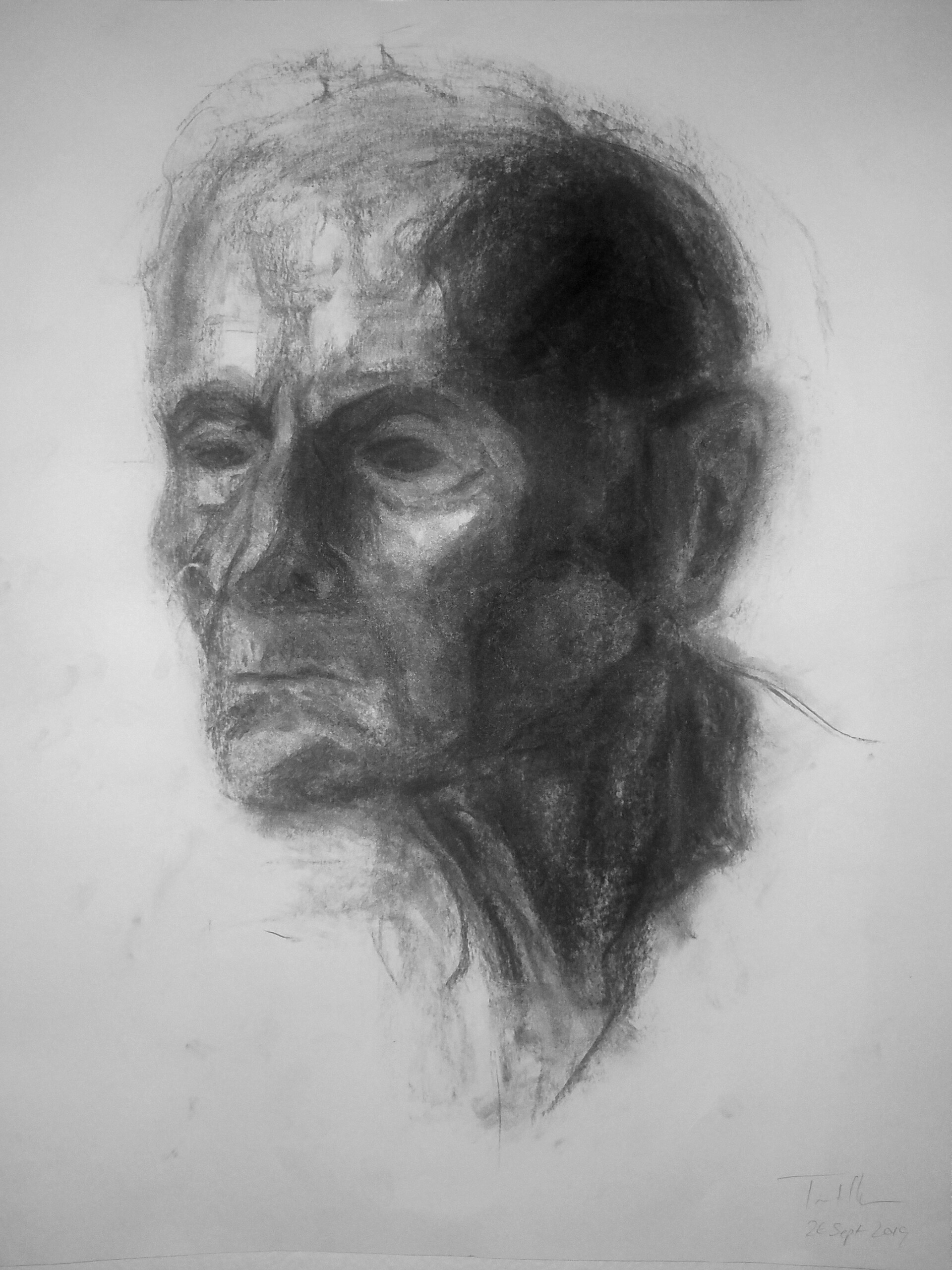 ArtStation - Male Portrait Sketch