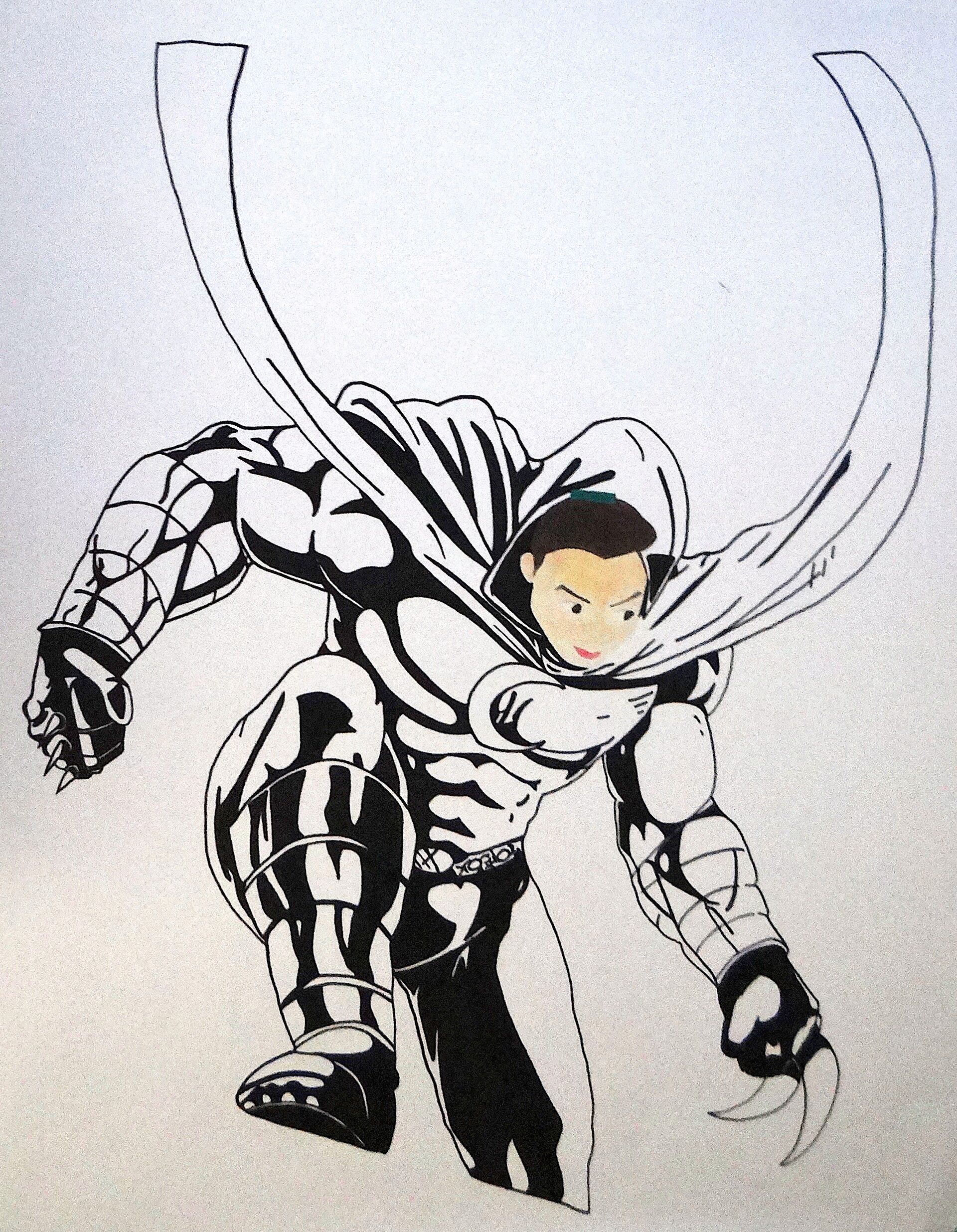 ArtStation - Comic-book Superhero Self-Portrait