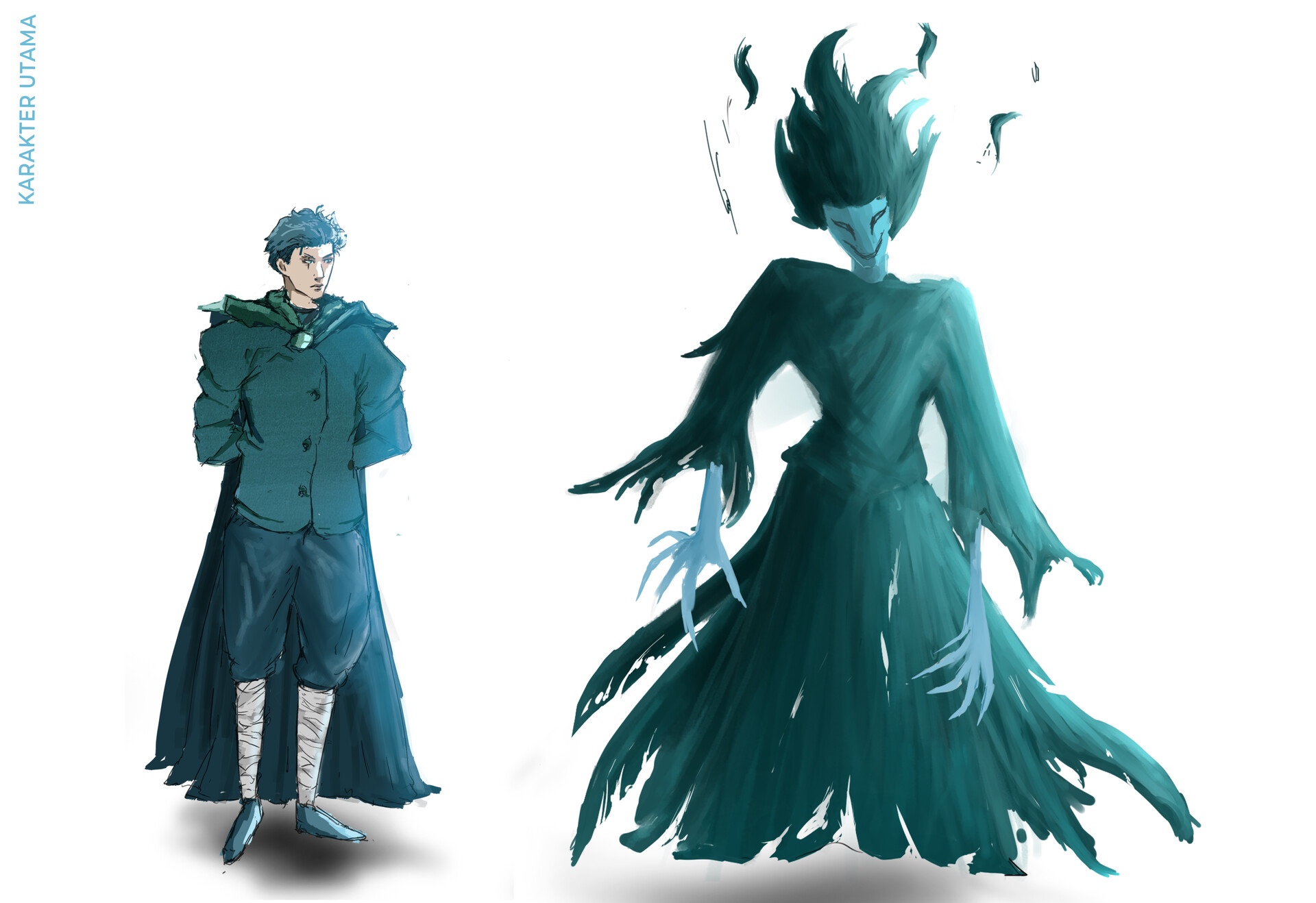 ArtStation - Protagonist character design