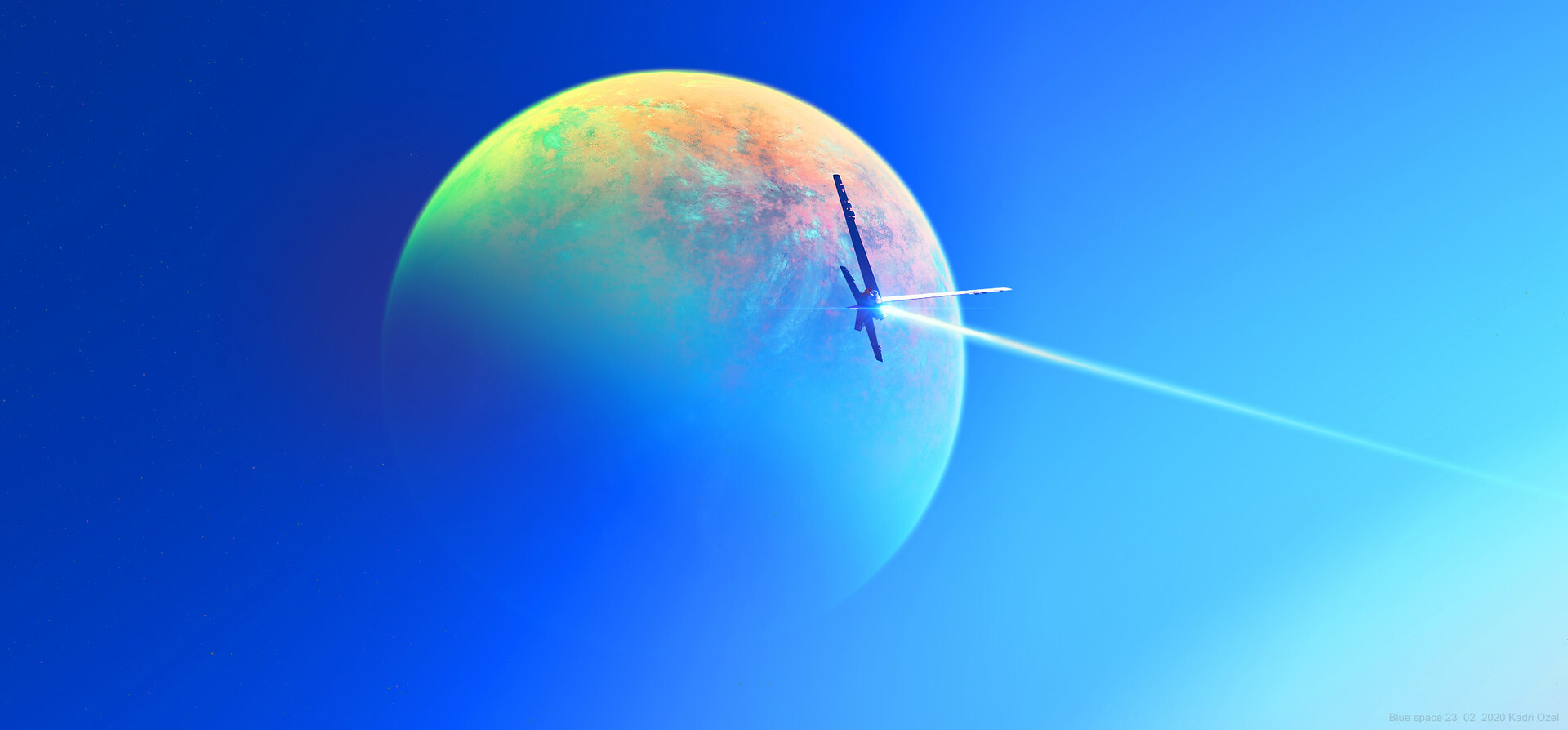 ArtStation - Blue space