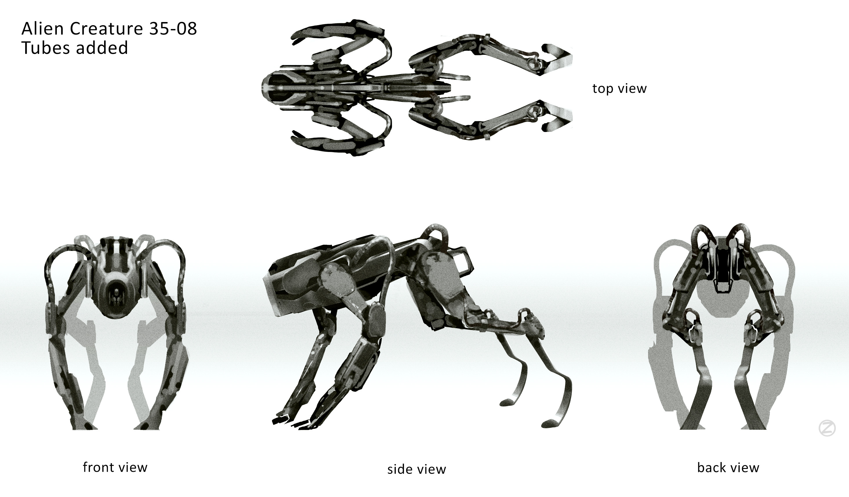 War Of The Worlds Alien Drawing