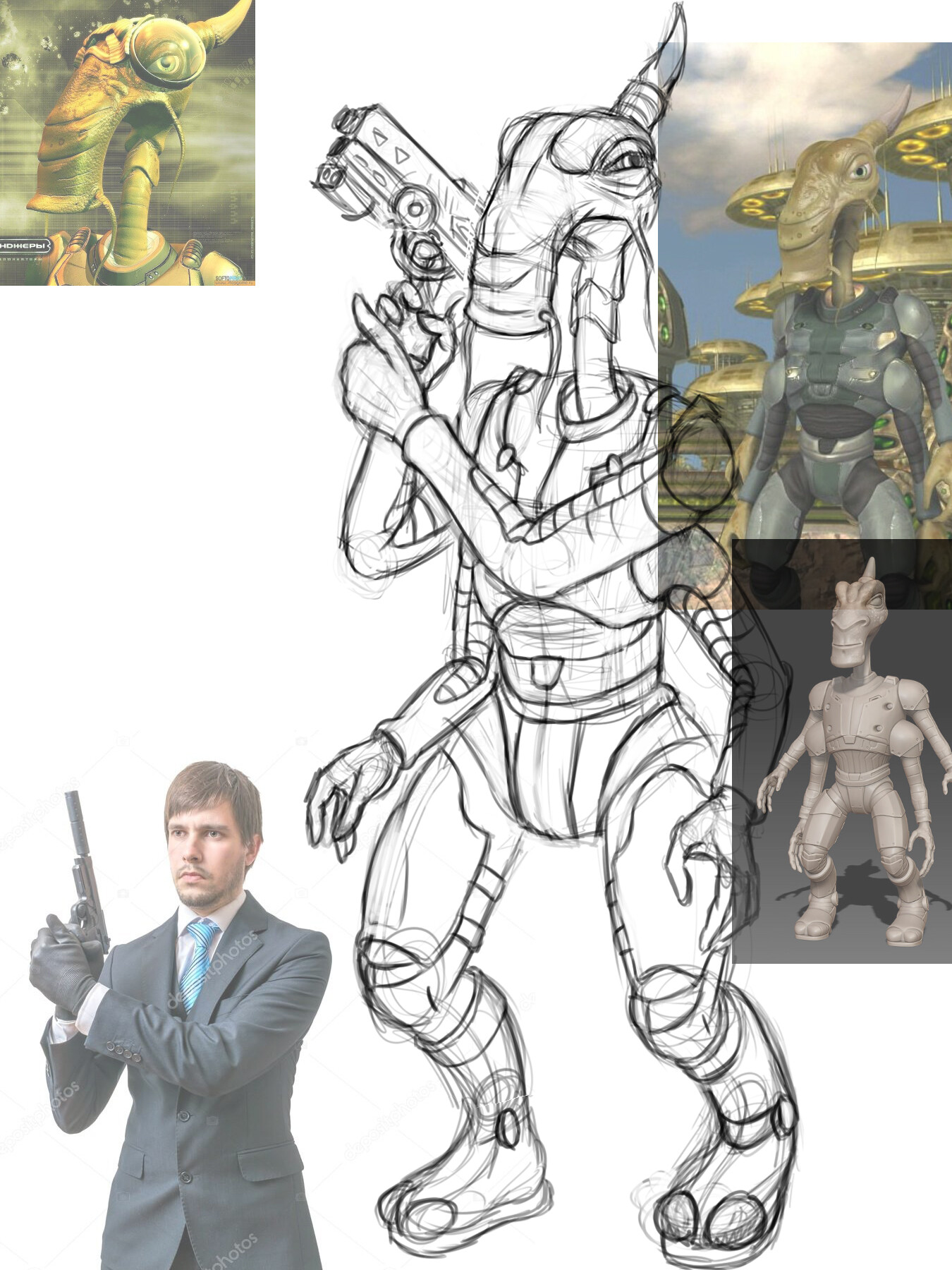 Maria Nikitina - Peleng from "Space Rangers" (step by step)