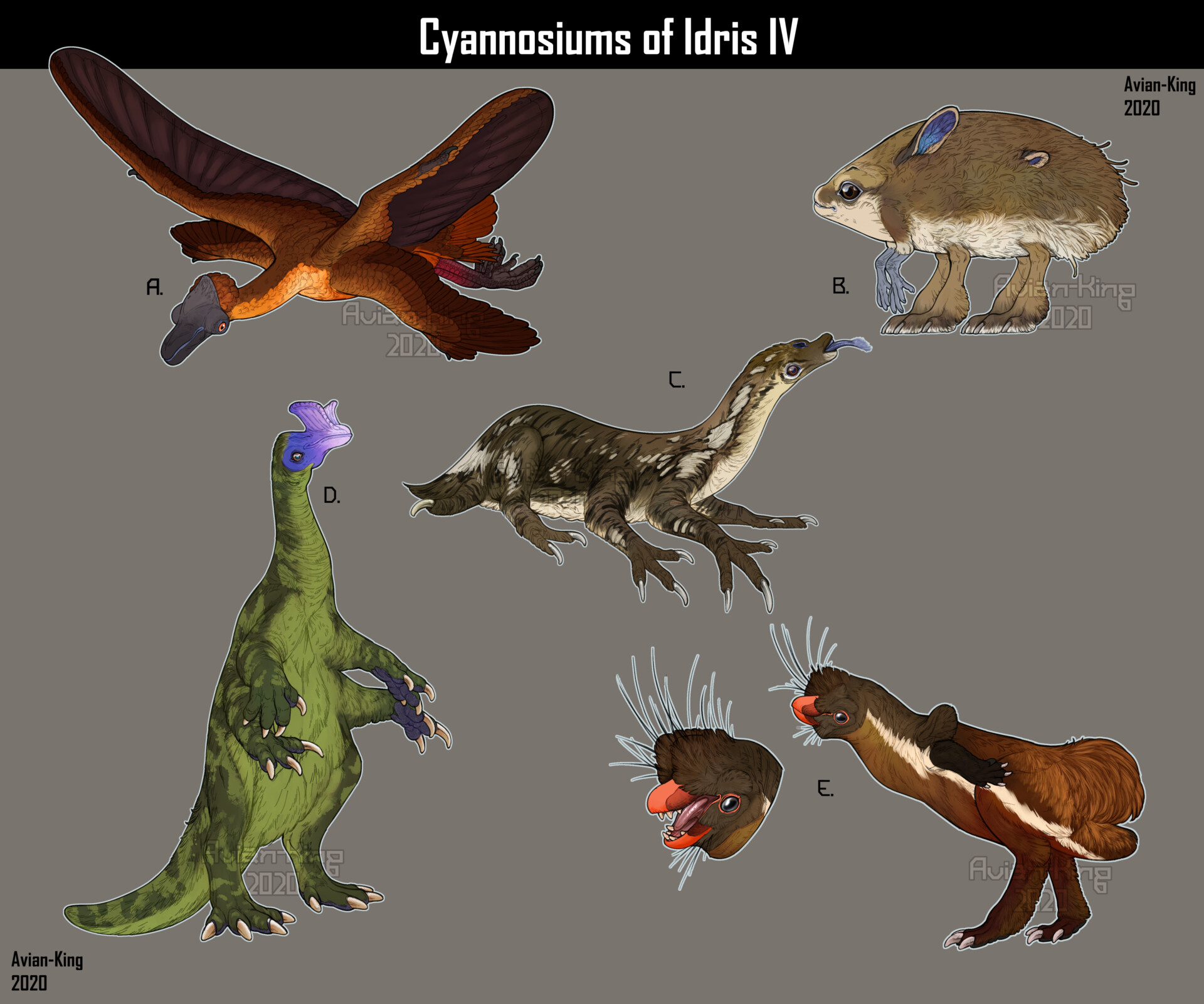 ArtStation - Idris creatures