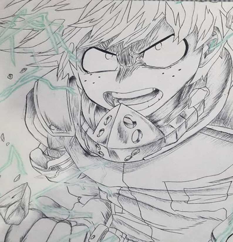 ArtStation - Ready For A Fight - Deku