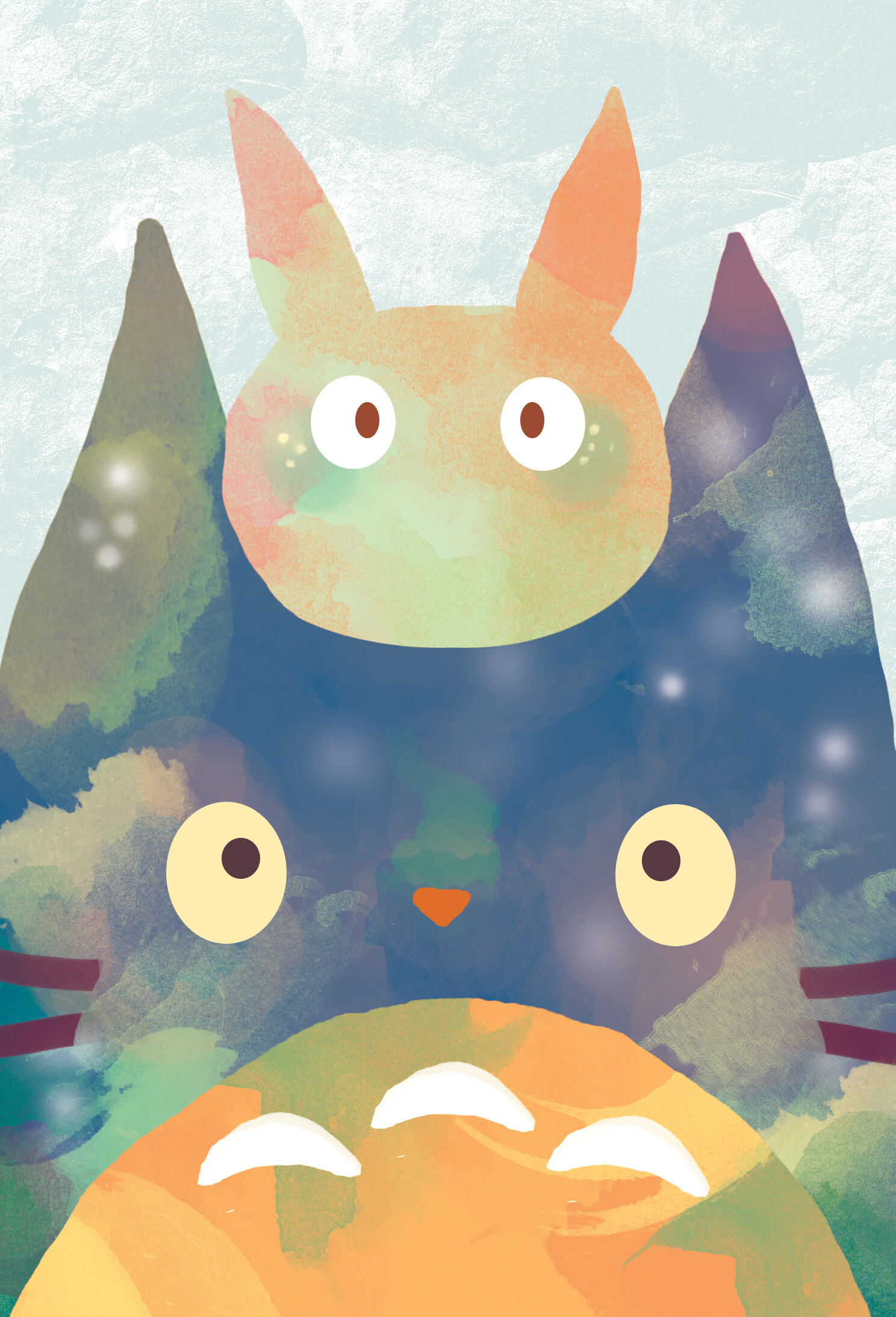 ArtStation - Totoro Friends