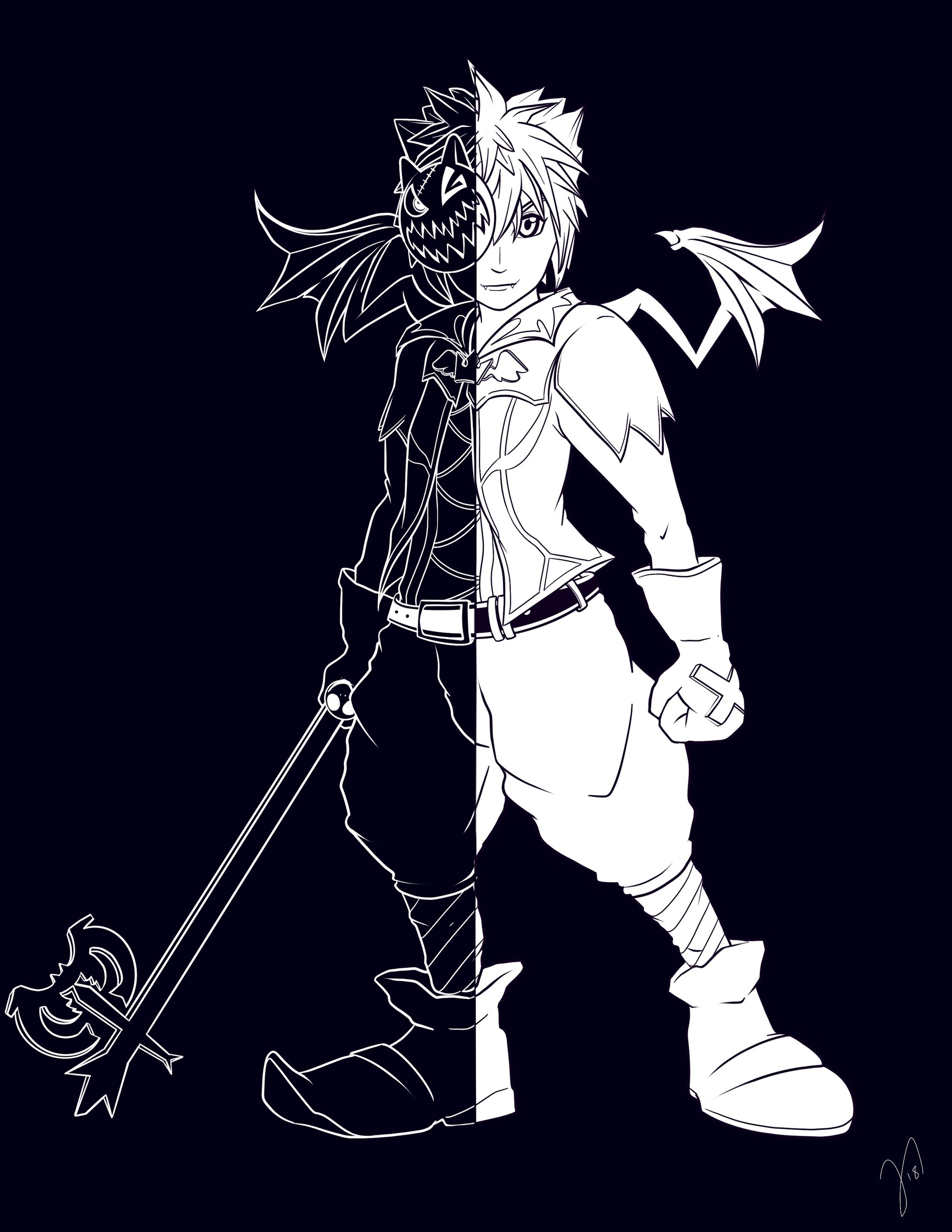 ArtStation - Sora - Kingdom Hearts Fanart