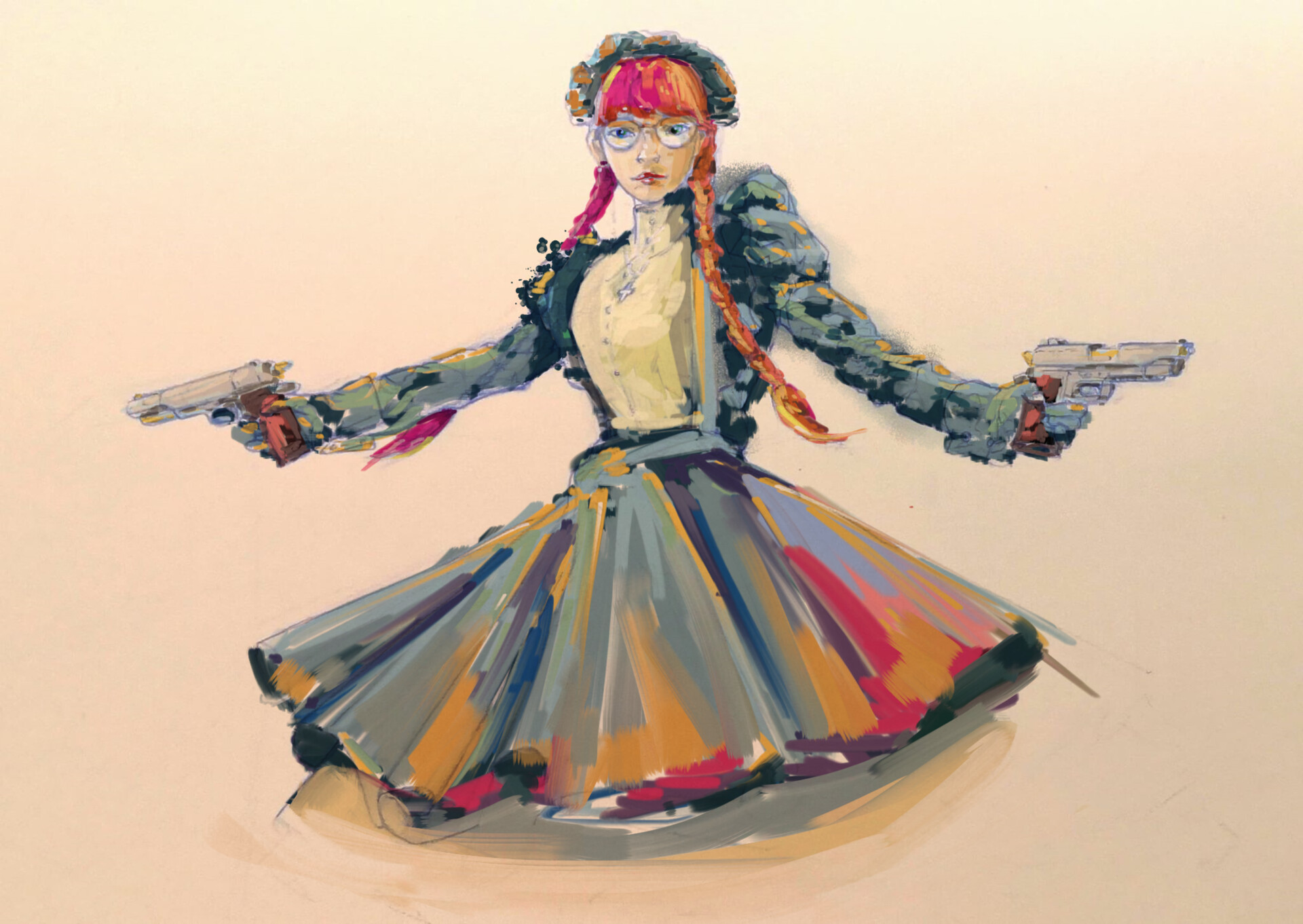 ArtStation - Colourful roberta - Black lagoon