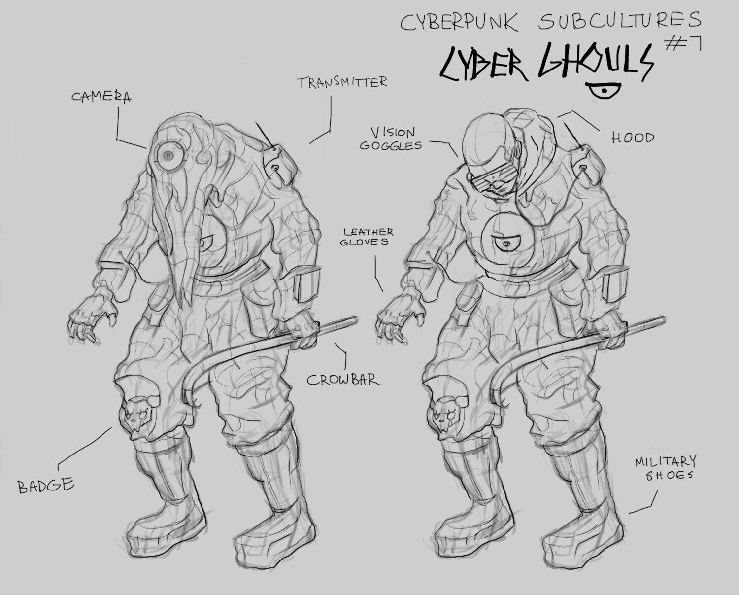 ArtStation - Cyberpunk subcultures #1 - Cyber Ghoul