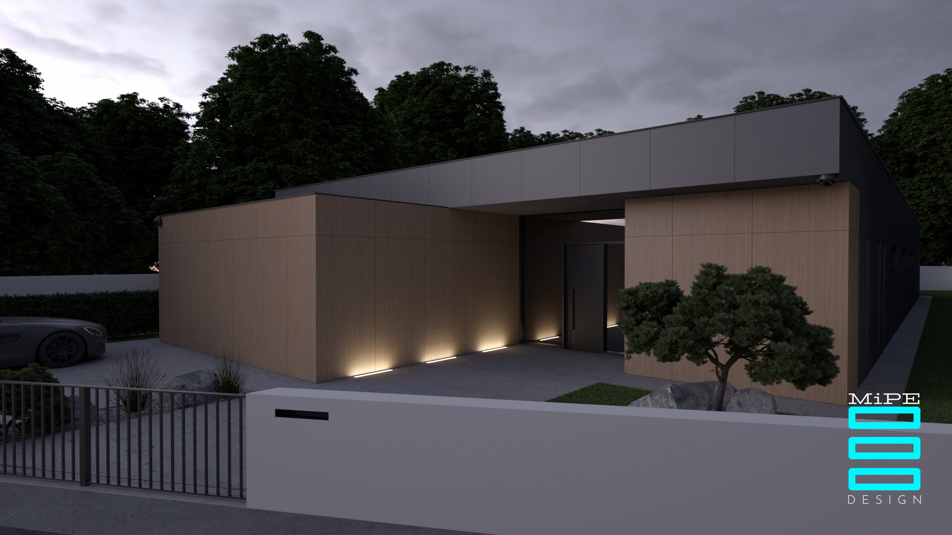 MIPE DESIGN - Architectural visuliazation of modern house