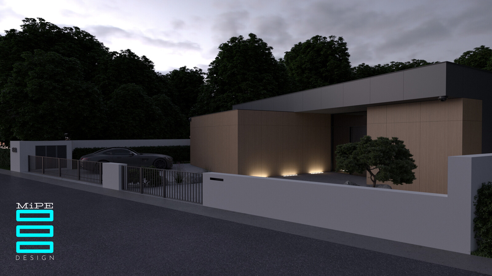 MIPE DESIGN - Architectural visuliazation of modern house