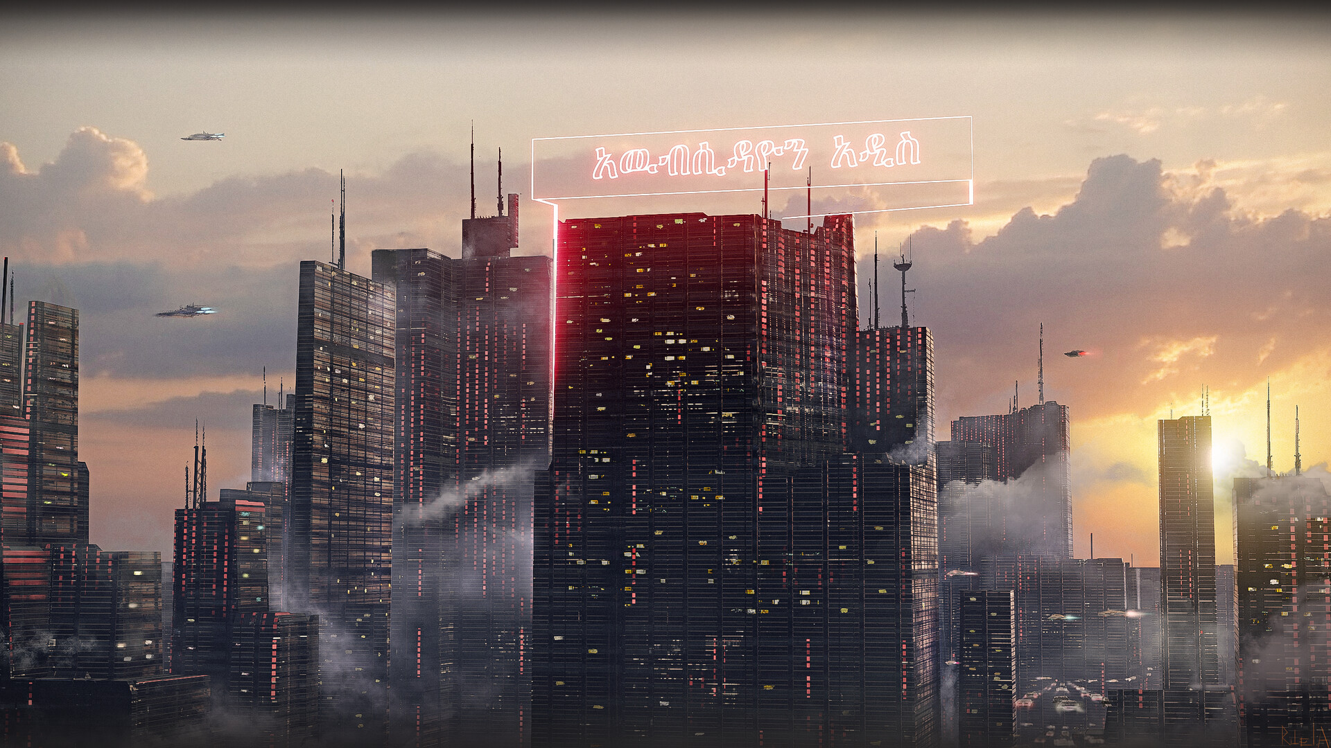 ArtStation - Futuristic City Concept Design