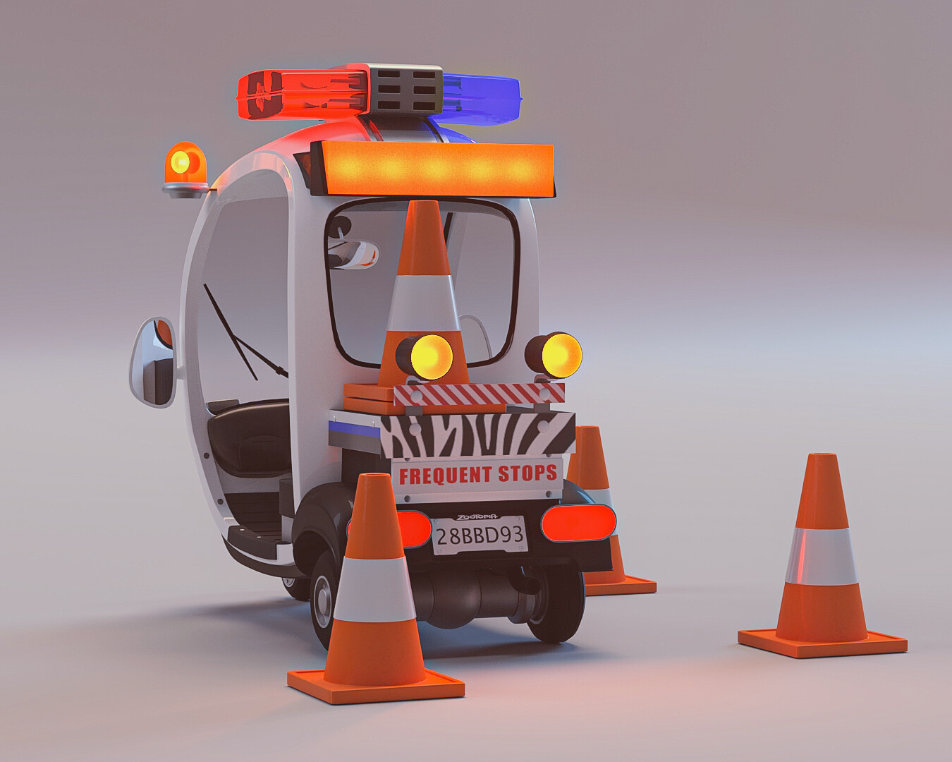 Shaquille Craigg - Meter-Maid Cart