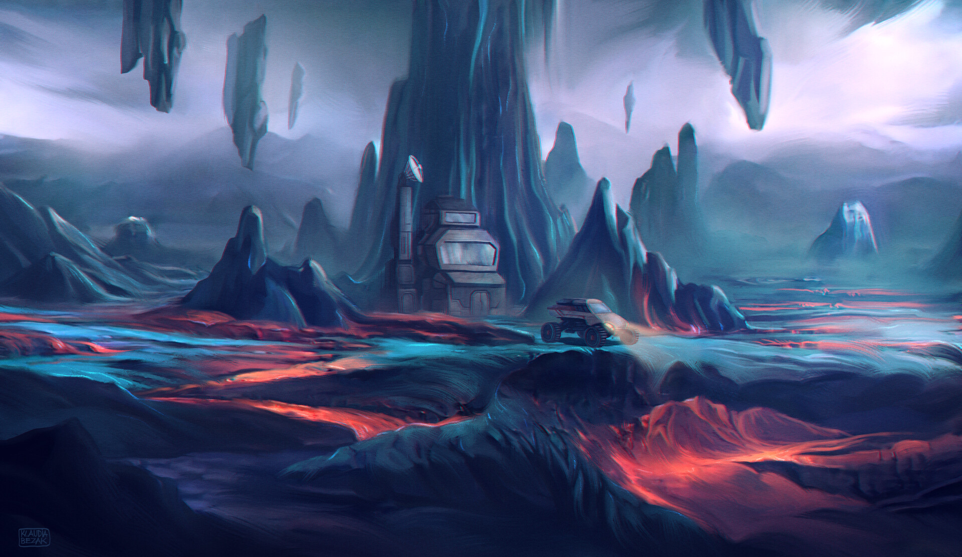 ArtStation - Frozen Hell Station