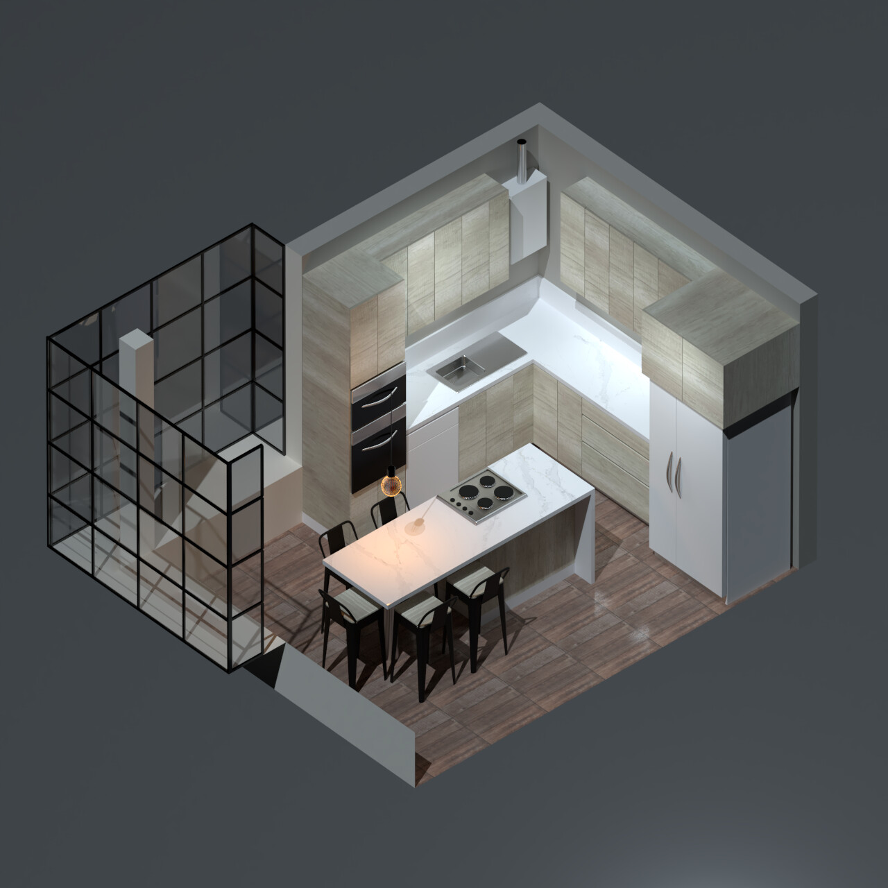 ArtStation - Kitchen Outline