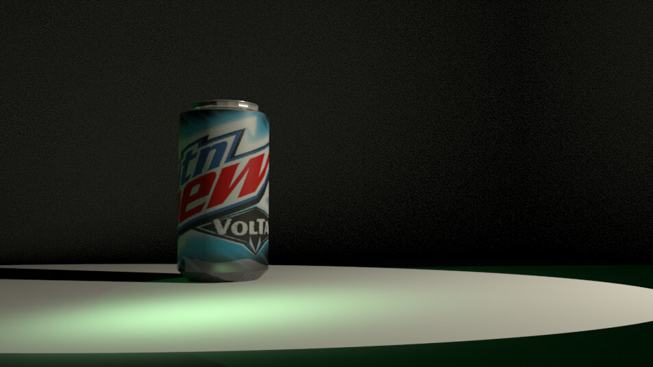 Thomas Cole - Model of a mountain dew voltage can