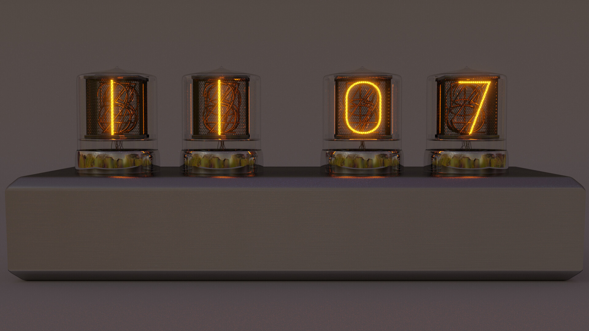 ArtStation - gas discharge indicator