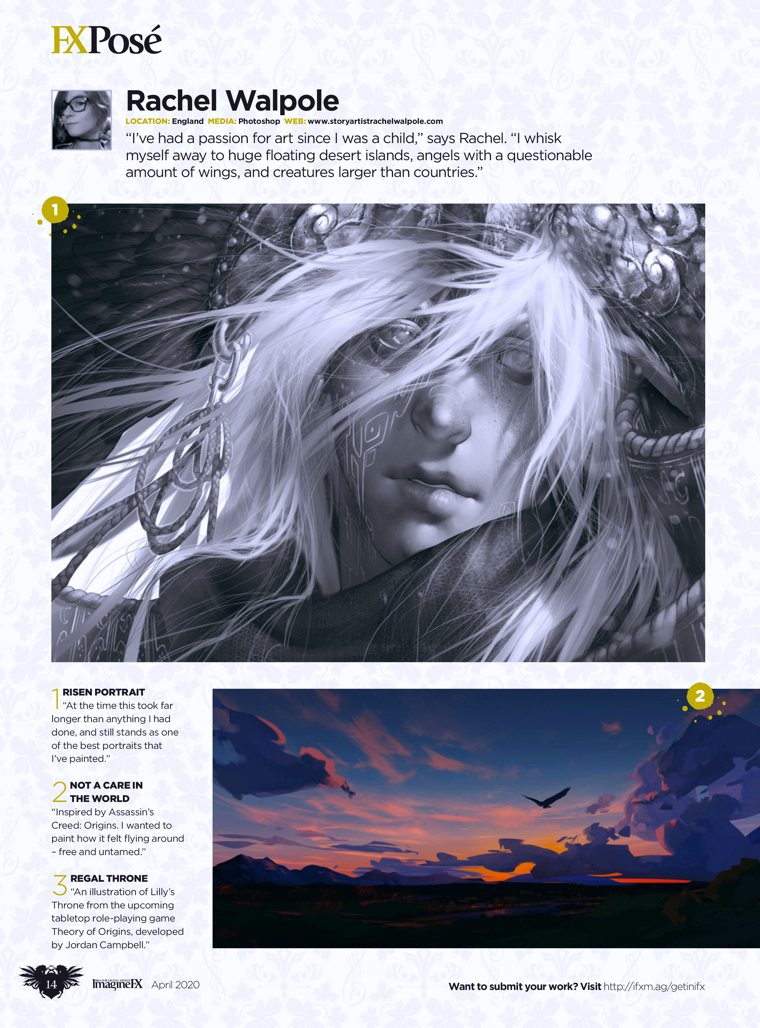 Rachel Walpole - ImagineFX FXPosé Feature