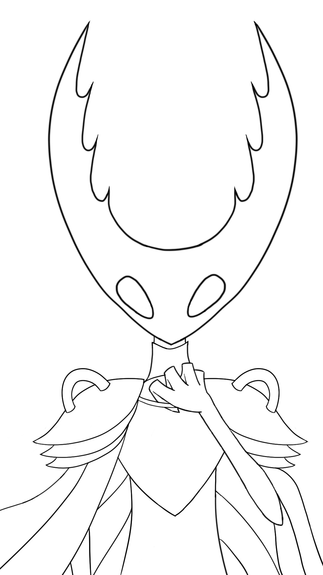 free printable hollow knight coloring pages