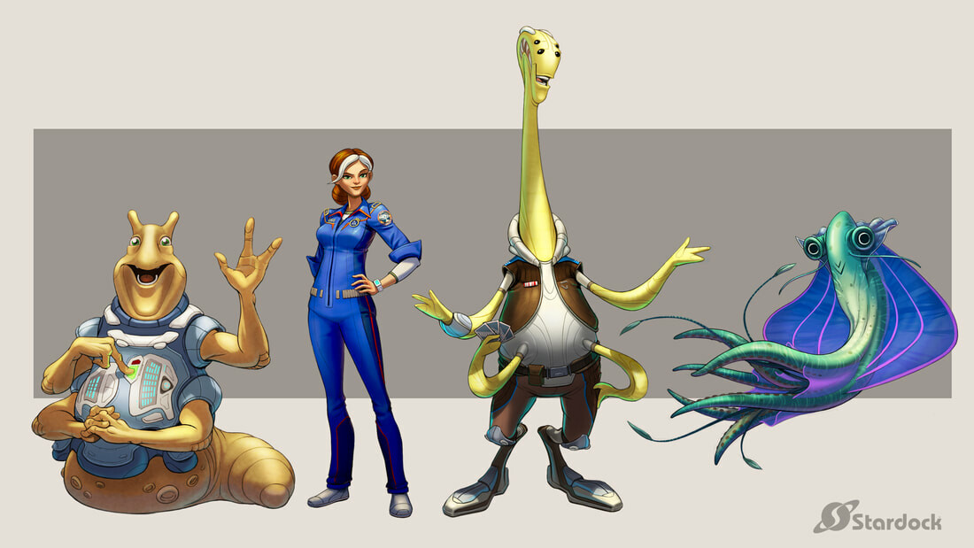 ArtStation - Star Control: Origins - Character Concepts 1