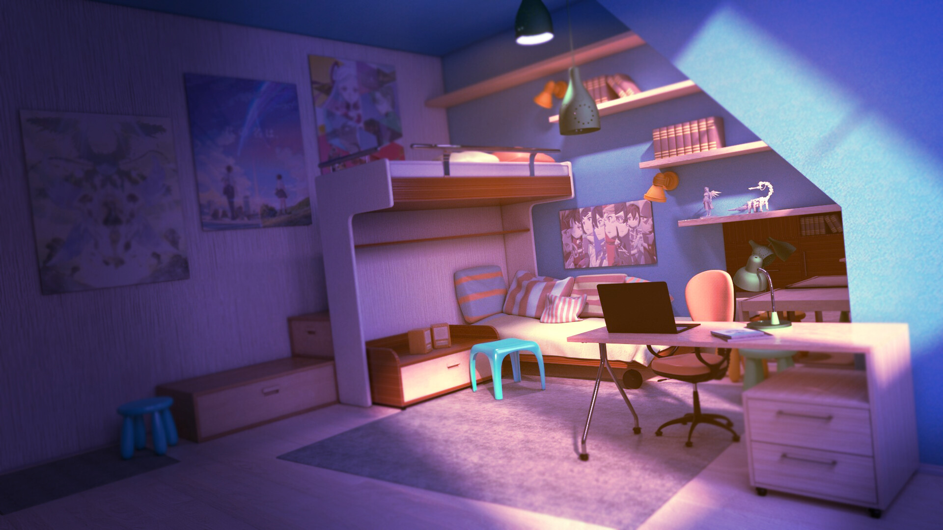 ArtStation - Interior Room Rendering