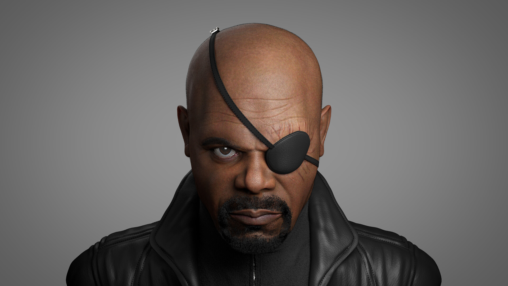 ArtStation - Nick Fury 3D