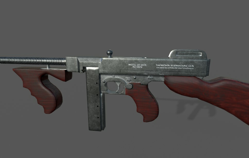 ArtStation - Thompson Gun
