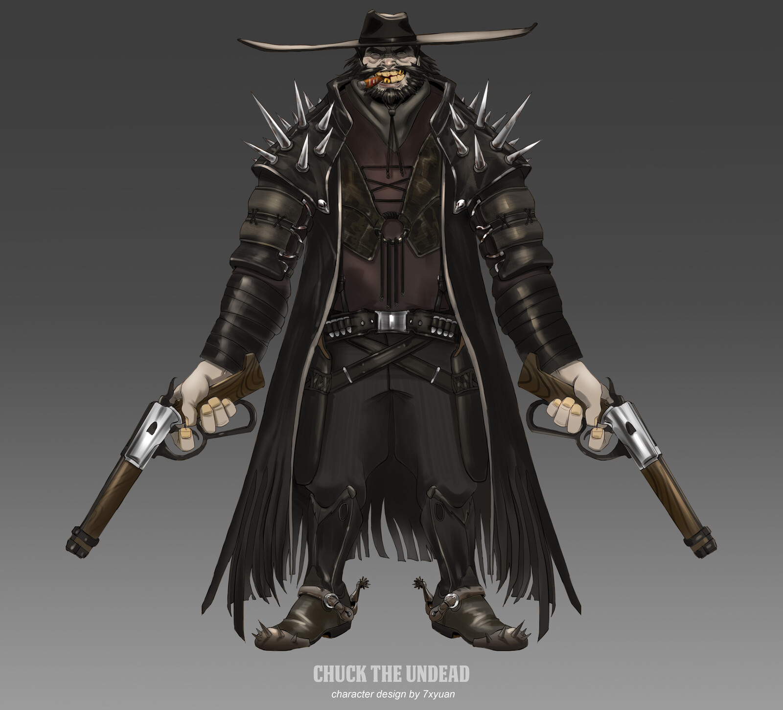 Qi Xyuan Tan - Wild West Character Design