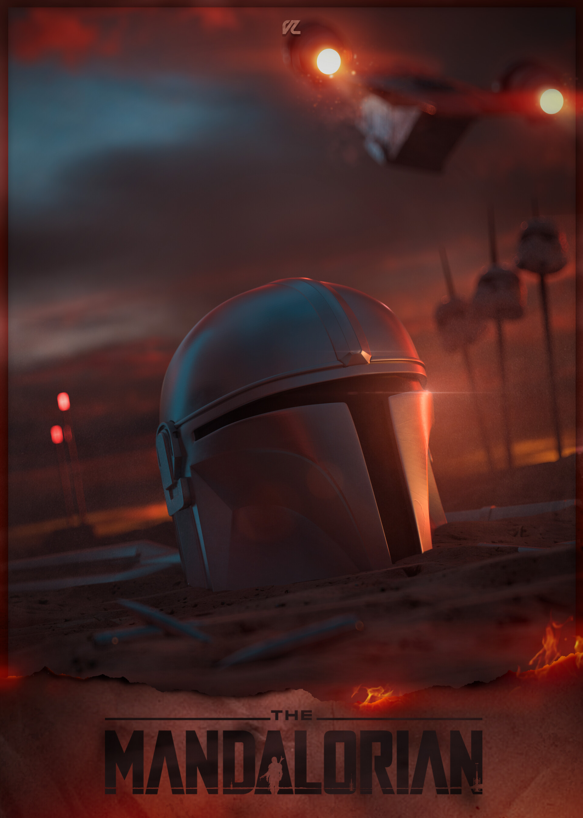 ArtStation - POSTER STAR WARS THE MANDALORIAN