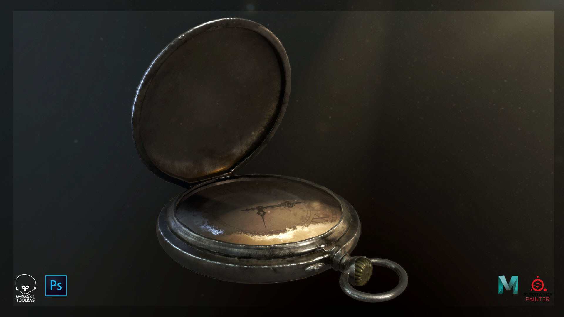 Maya Josef - Low Poly pocket watch