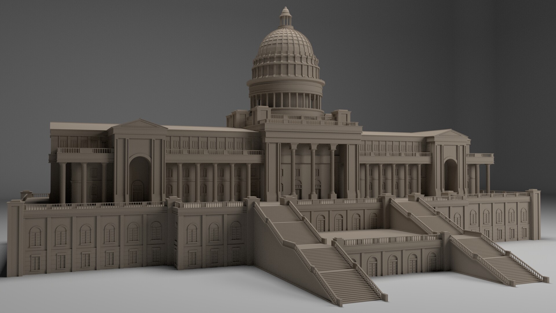 ArtStation - Neoclassical / Government Building