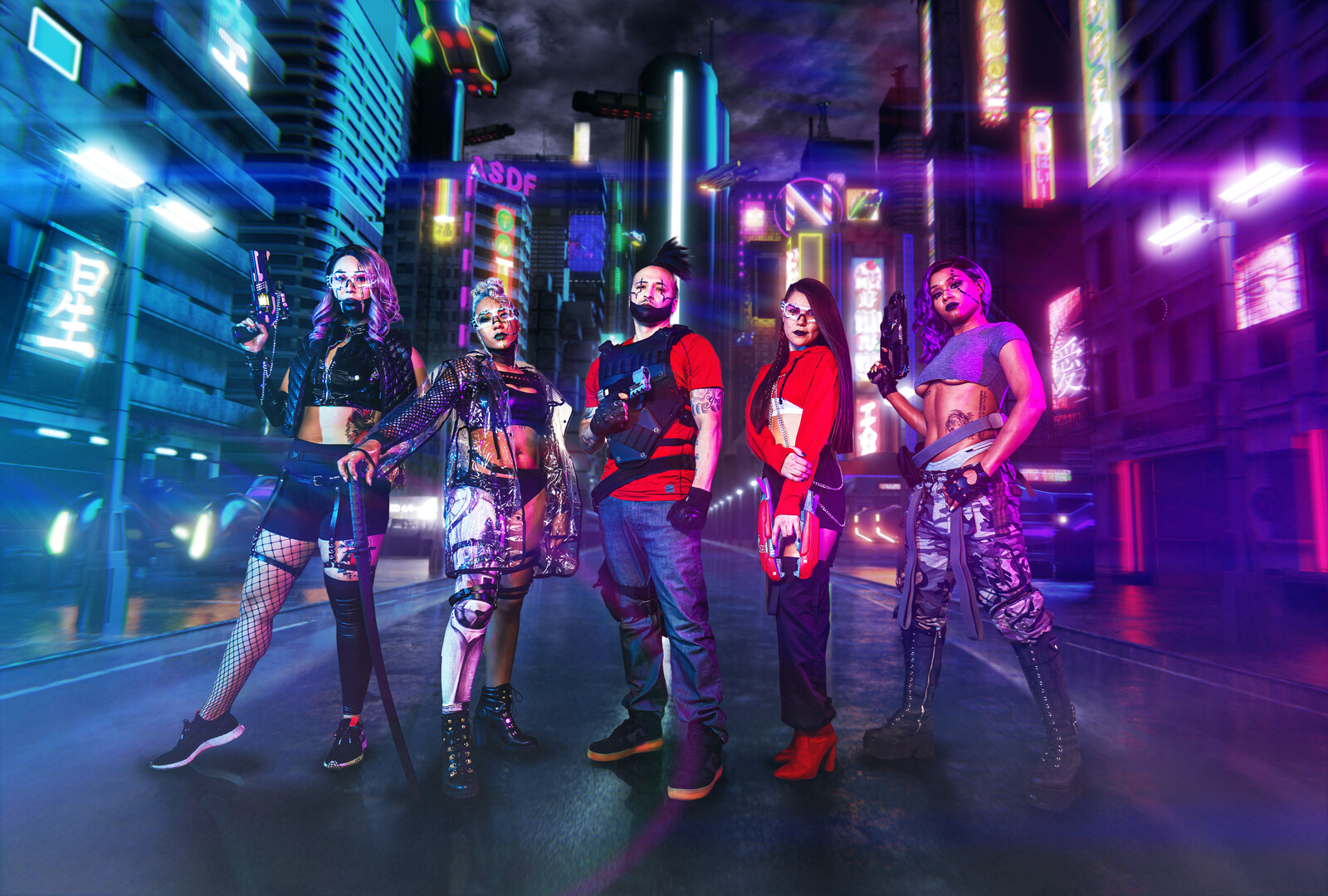 Daniel Grove - Cyberpunk composite