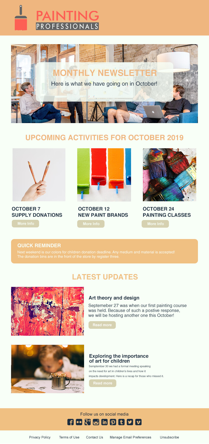 ArtStation - Mock-up newsletter and Logo