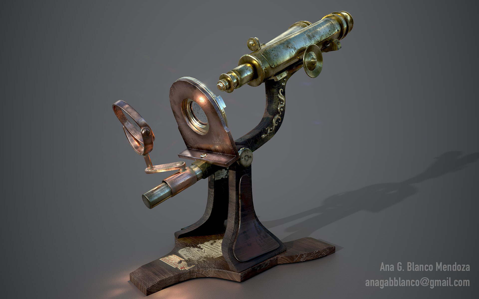 ArtStation - Antique Microscope