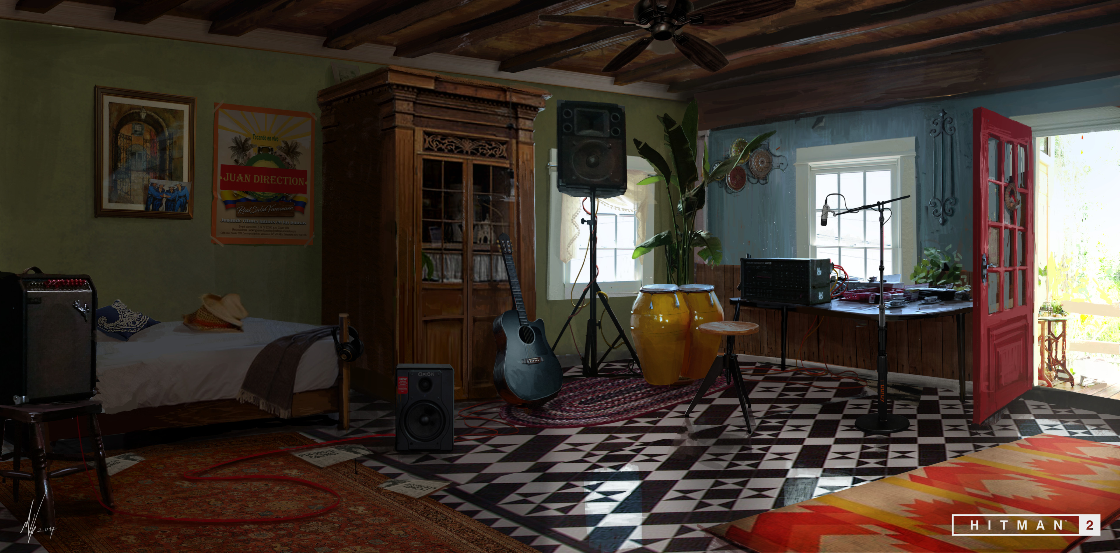 Hitman 2 - Colombian Motel Interiors by Michal Kus. : r/ImaginaryInteriors
