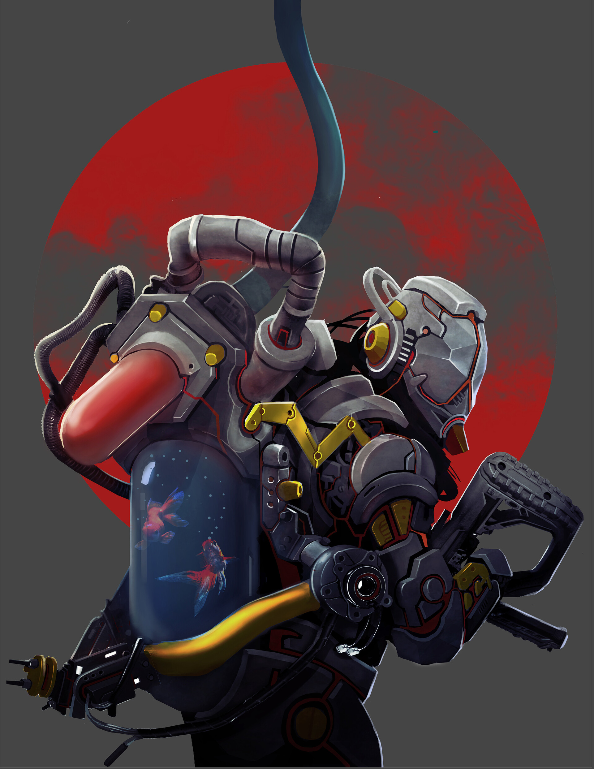 ArtStation - Fish tail soldier