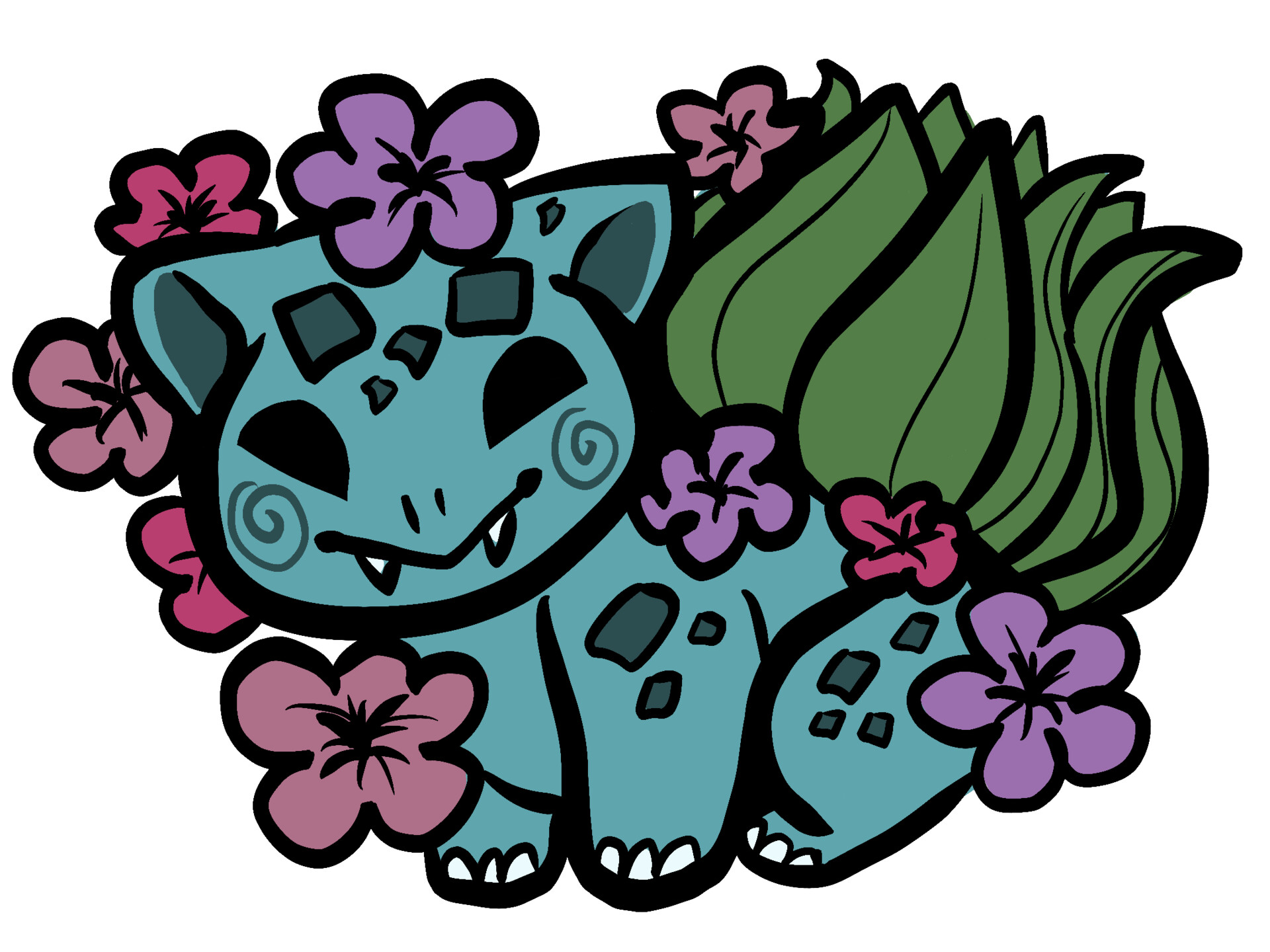 ArtStation - floral pokemon #1-10