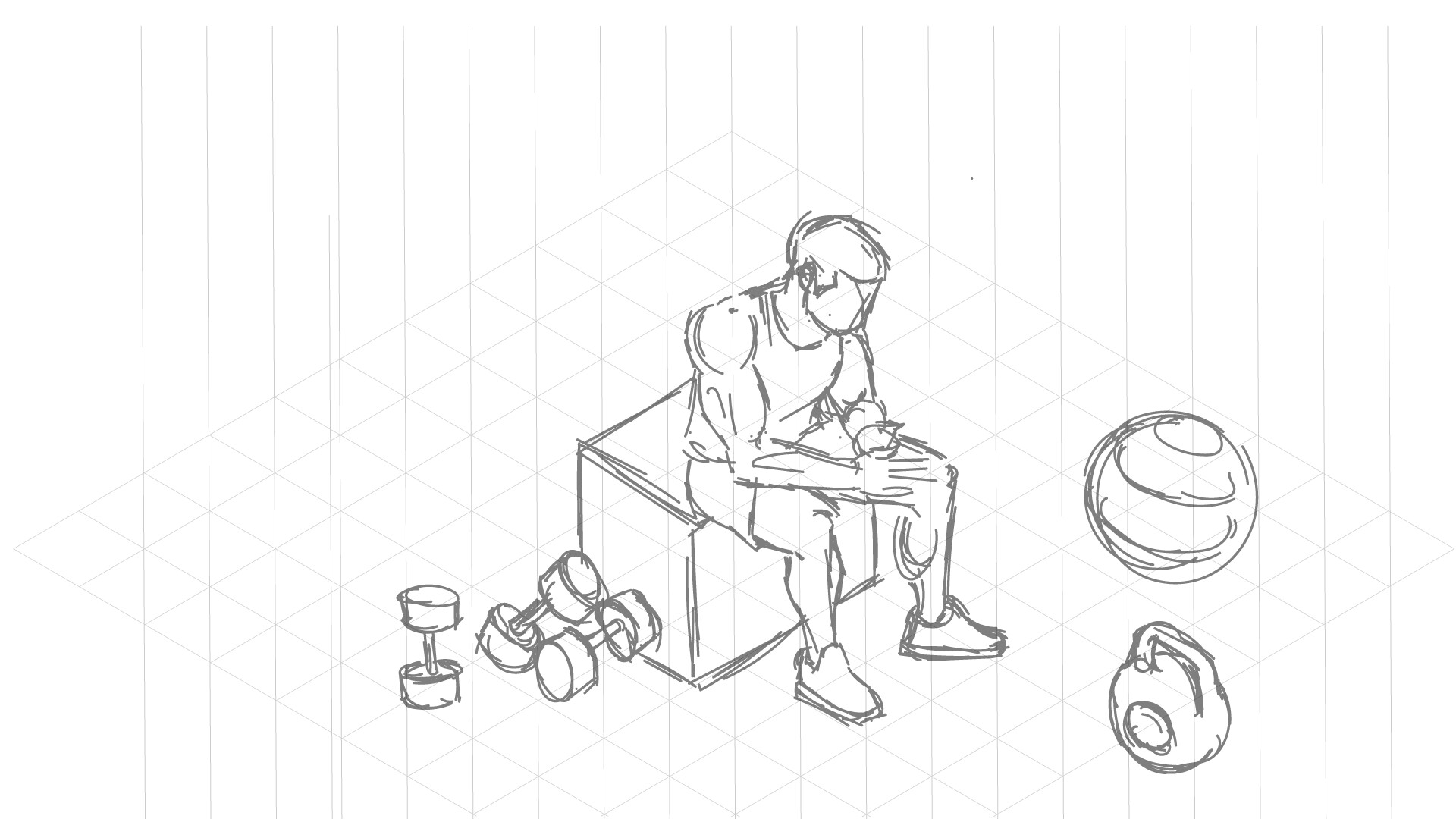 how to draw isometric view in illustrator