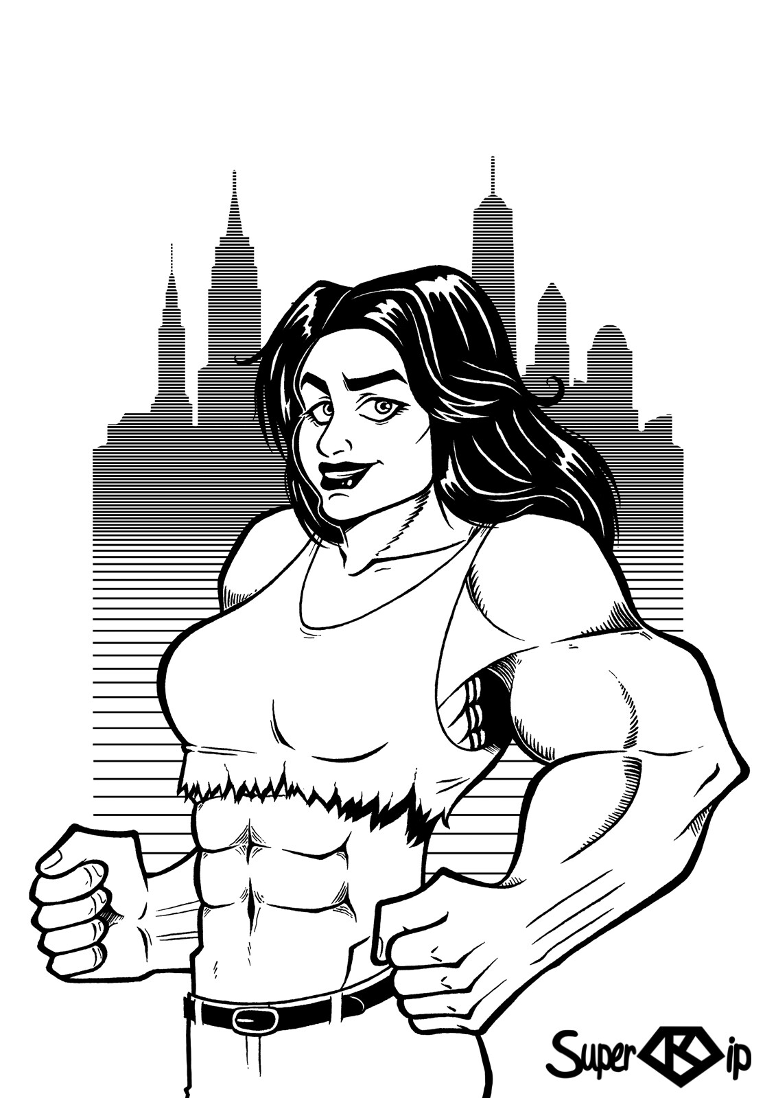 she hulk coloring pages
