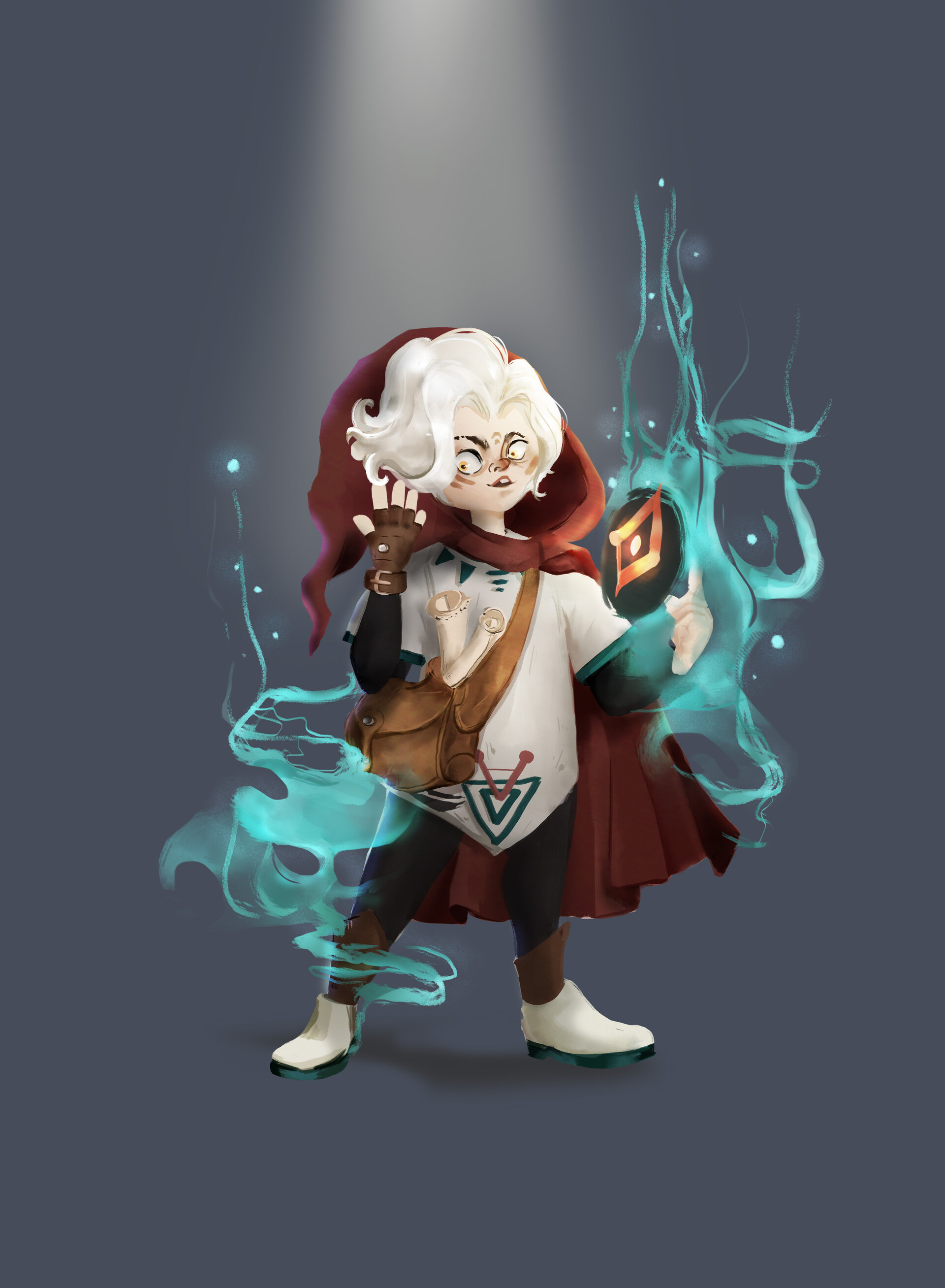 ArtStation - Young Wizard Adventurer