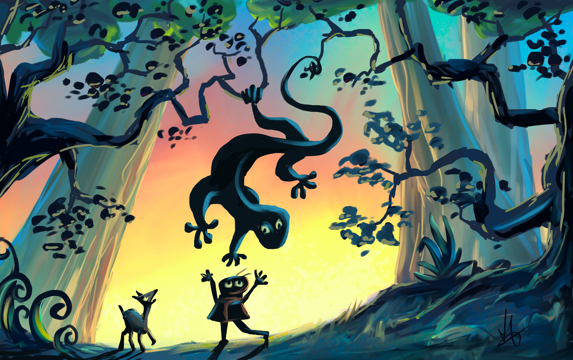 Aimé TRIBOLET - Fantasy Sketch 48