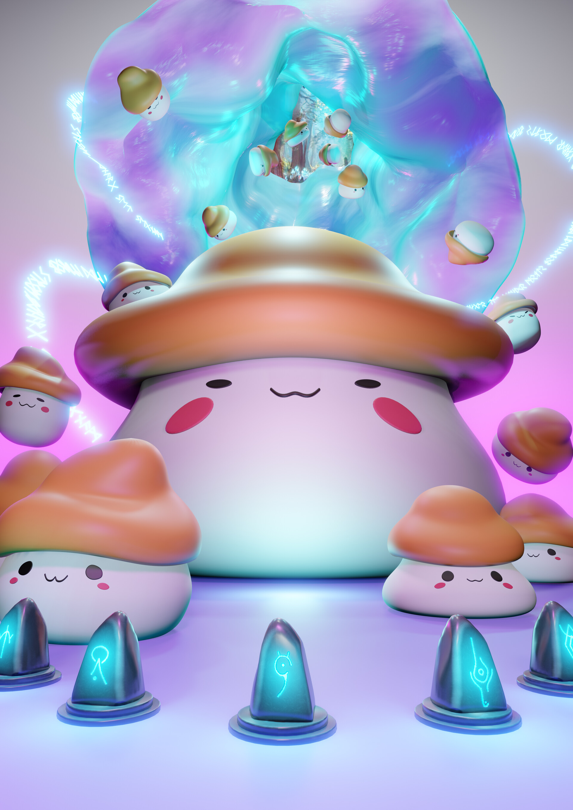 ArtStation - Mushroom's Invasion