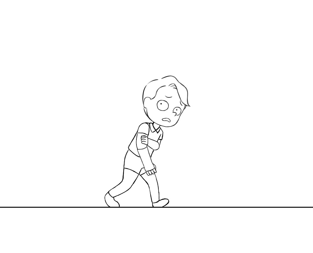 ArtStation - Eddie Kaspbrak - Walk Cycle Animation